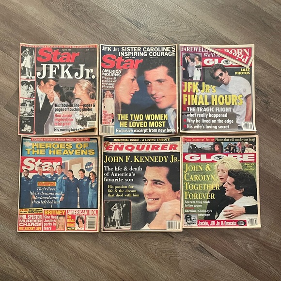 Vintage | Other | Vintage Magazines From 999 Star Globe Enquirer Of Jfk ...